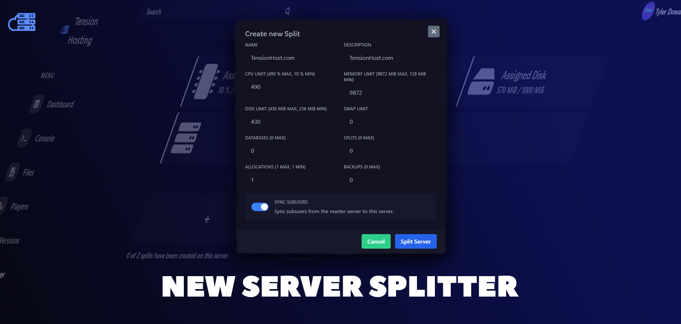 Tension Hosting - Your Game, Our Host